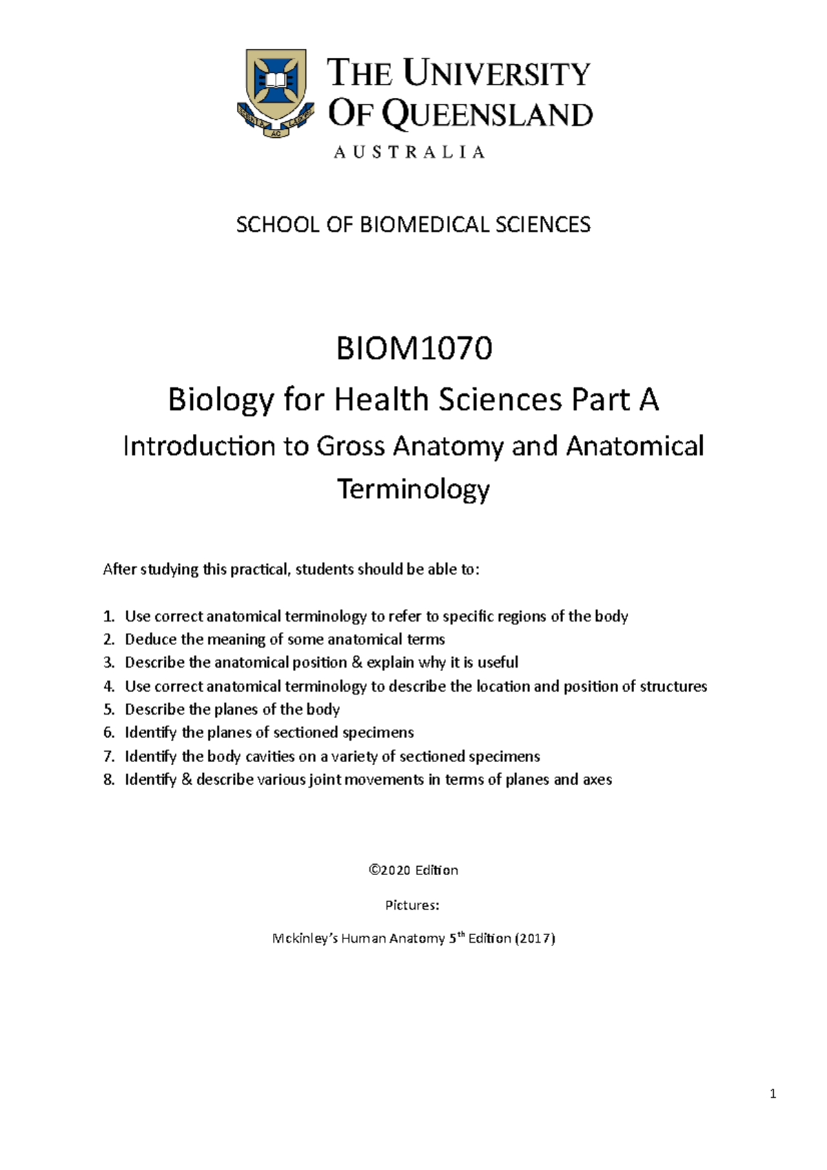 Introduction to Gross Anatomy - at times these links will provide more ...