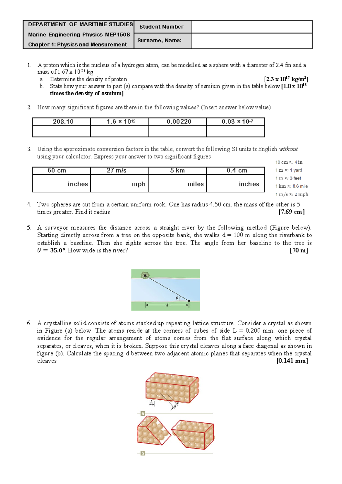 Chapter 1 Physics and Measurements tut - DEPARTMENT OF MARITIME STUDIES ...