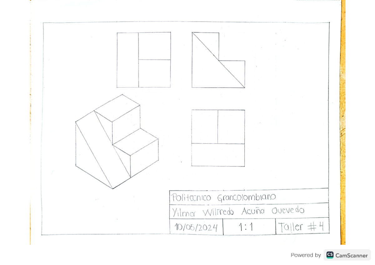 Taller 4 y 5 Dibujo - Dibujo De Máquinas Asistido Por Computador - Studocu