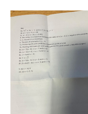 Integral exponents - MATH 126 - Studocu