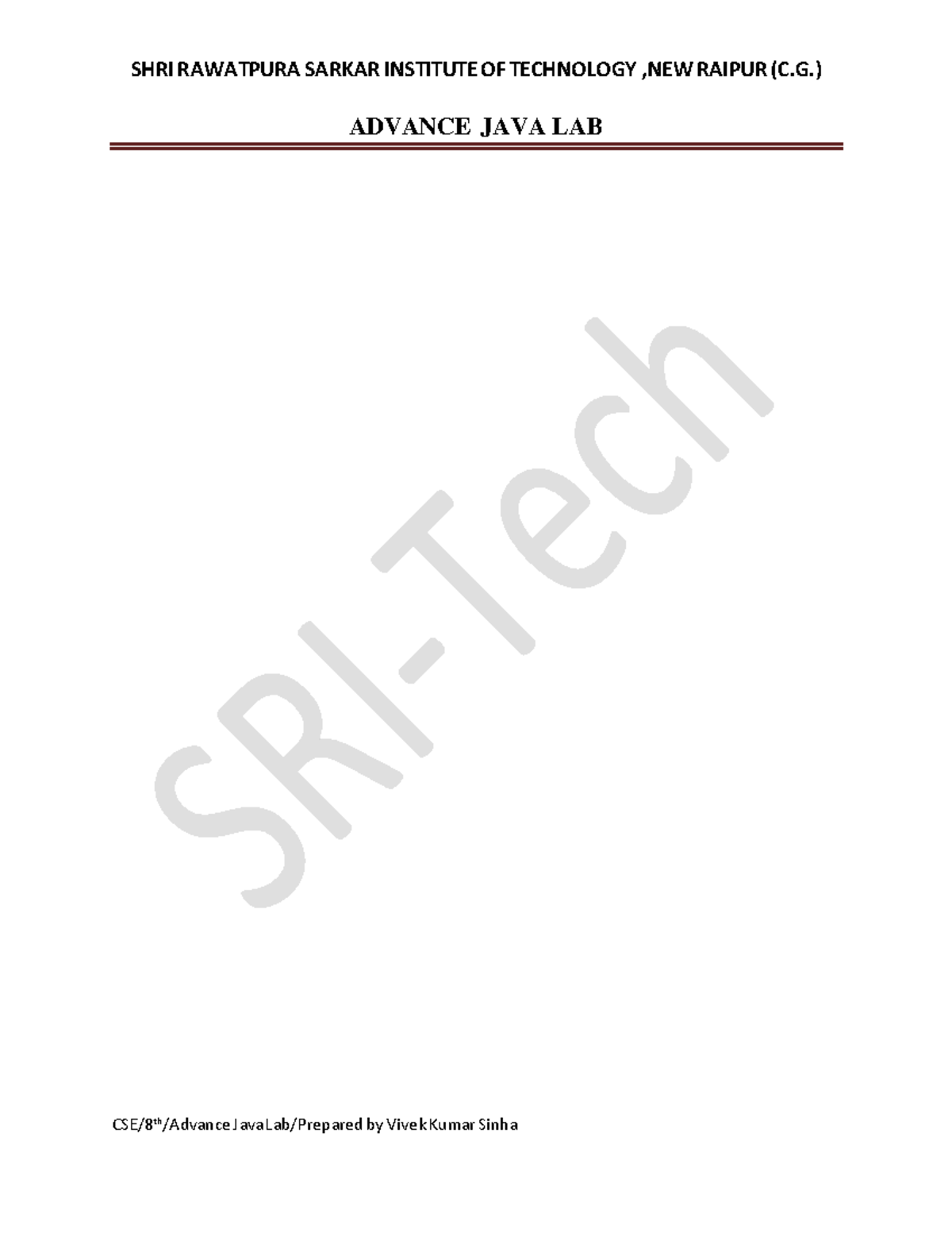 Arificial Intellegence 7 - ADVANCE JAVA LAB Experiment No: 01 AIM :A ...