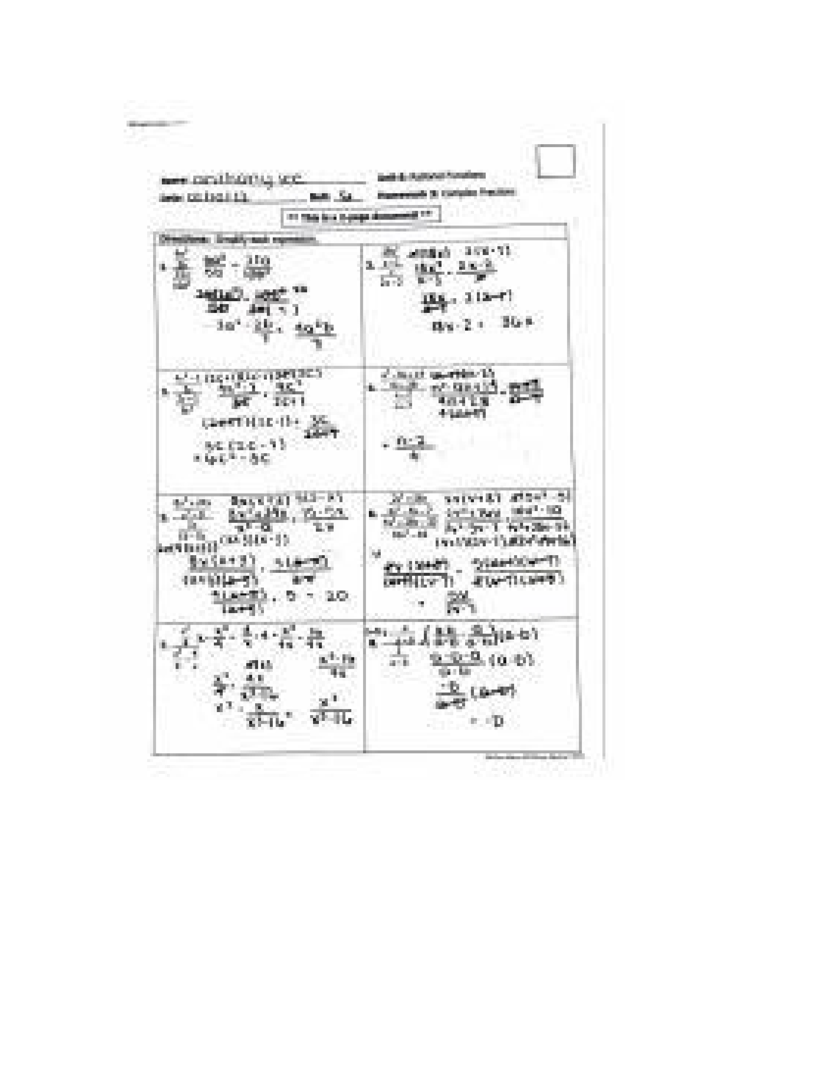Unit 8 factoring - Studocu