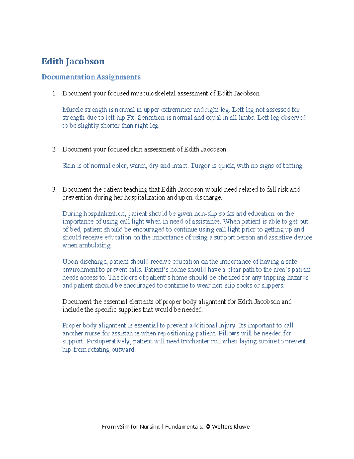 Edith Jacobson Documentation - Edith Jacobson Documentation Assignments ...