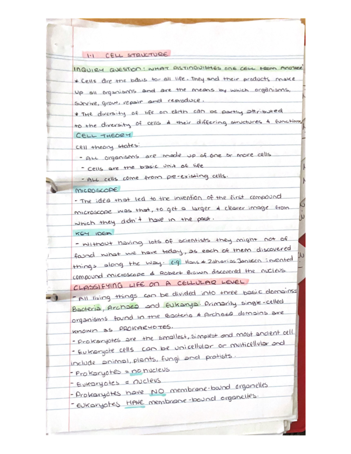 Biology module 1 - 1 - Studocu