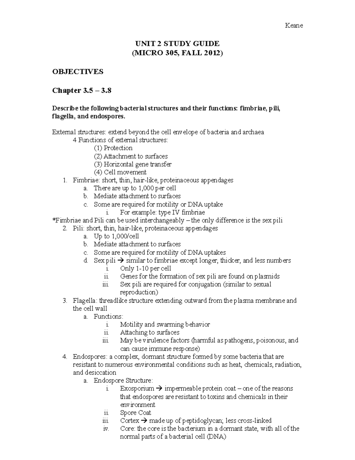 Unit 2 Study Guide - Summary Prescott's Microbiology - UNIT 2 STUDY ...