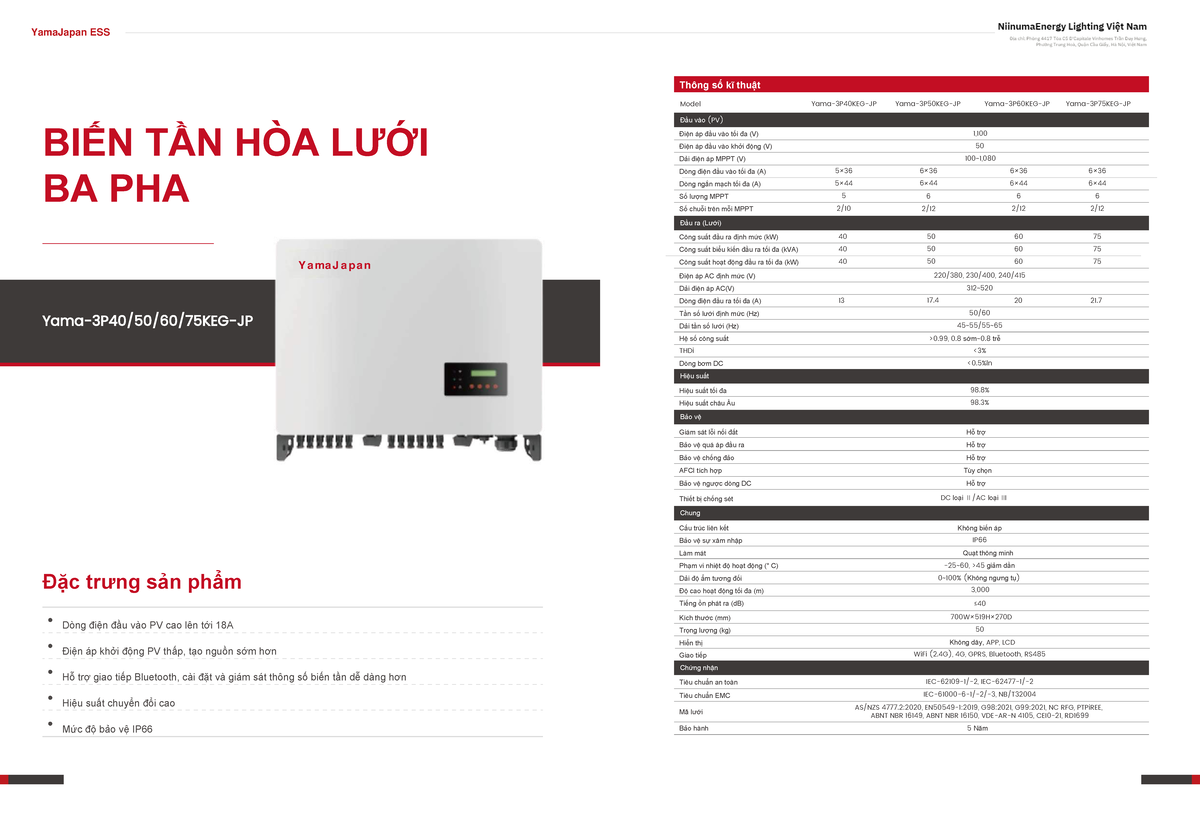 Yama Japan 3 Phase On Grid - Vie - YamaJapan ESS yamajapan BIẾN TẦN HÒA ...