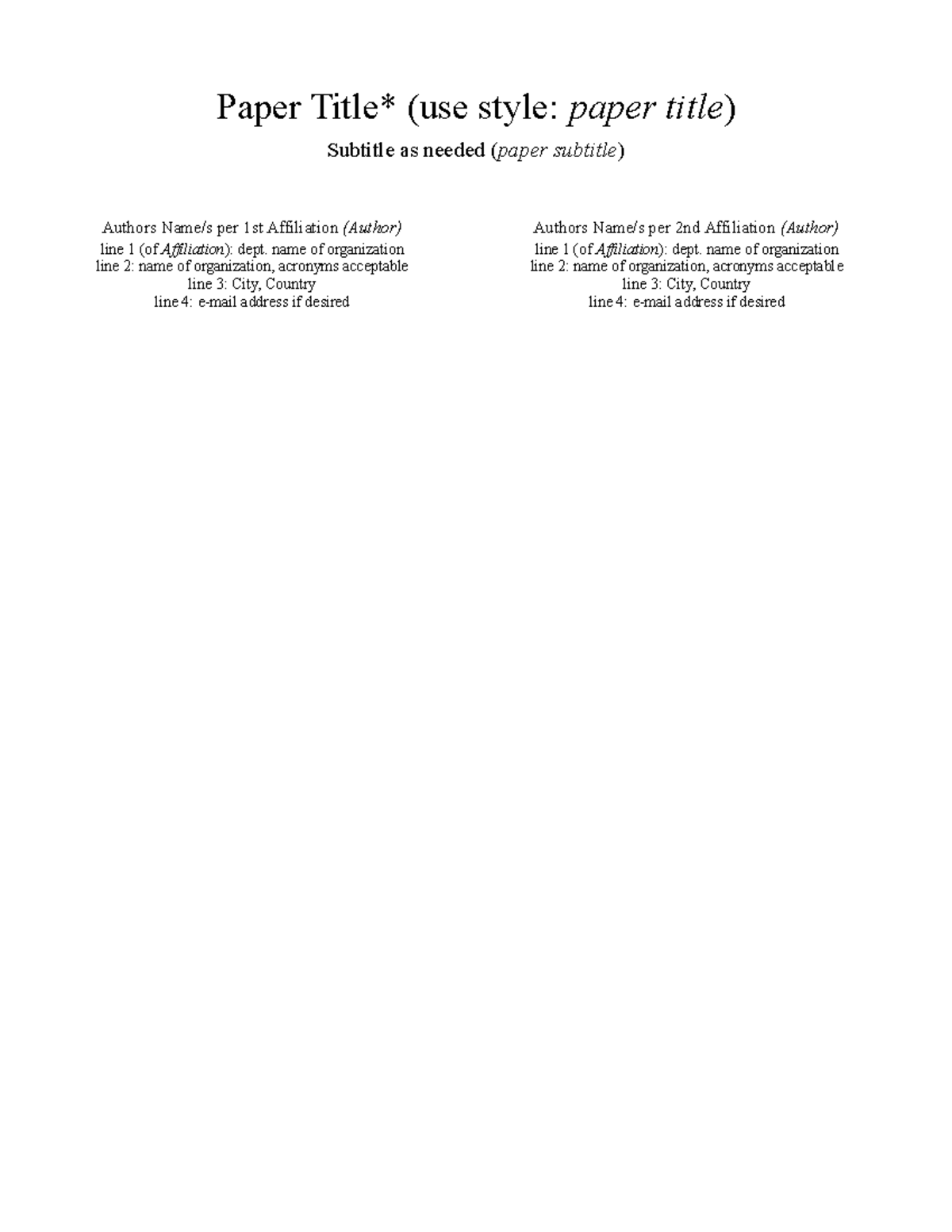 2014 04 msw usltr format - Paper Title* (use style: paper title ...