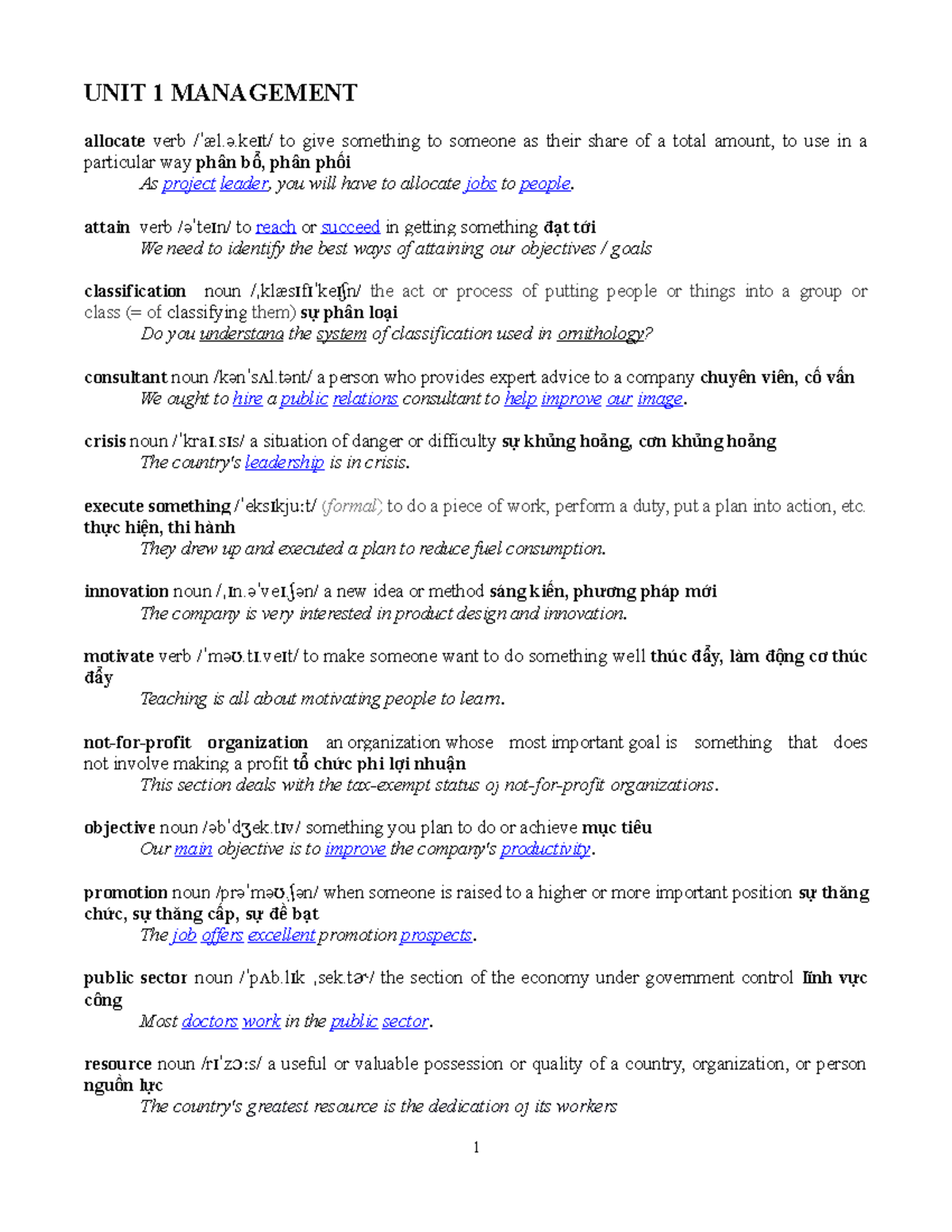 EFBS Glossary UNIT 1 MANAGEMENT Allocate Verb l ke T To Give efbs-glossary-unit-1-management-allocate-verb-l-ke-t-to-give