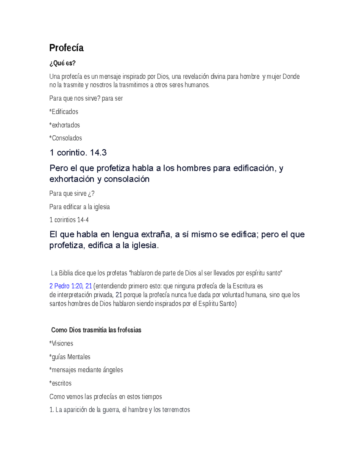 Profesia - ayuda - Profecía ¿Qué es? Una profecía es un mensaje ...