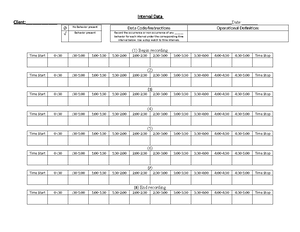 Frequency-Data-Form-Template - Patient Name: Today’s Date: Observer ...