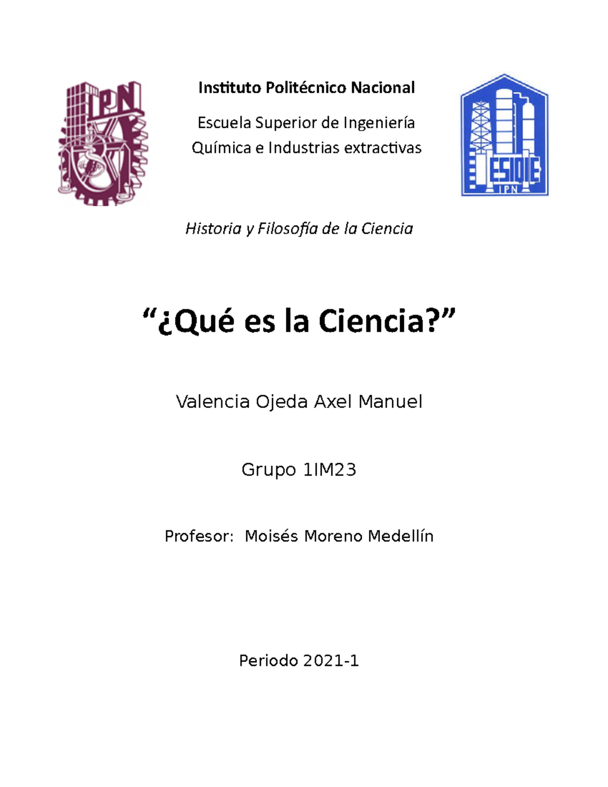 Reporte practica 4 Equipo 2 Lab. Electricidad y magnetismo - Instituto Politécnico Nacional ...