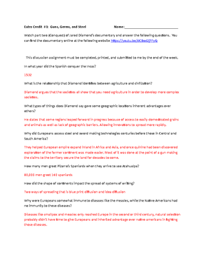 Activity 8 Exploring The Americas - Assignment 8 | 32102 Fall 2021 ...