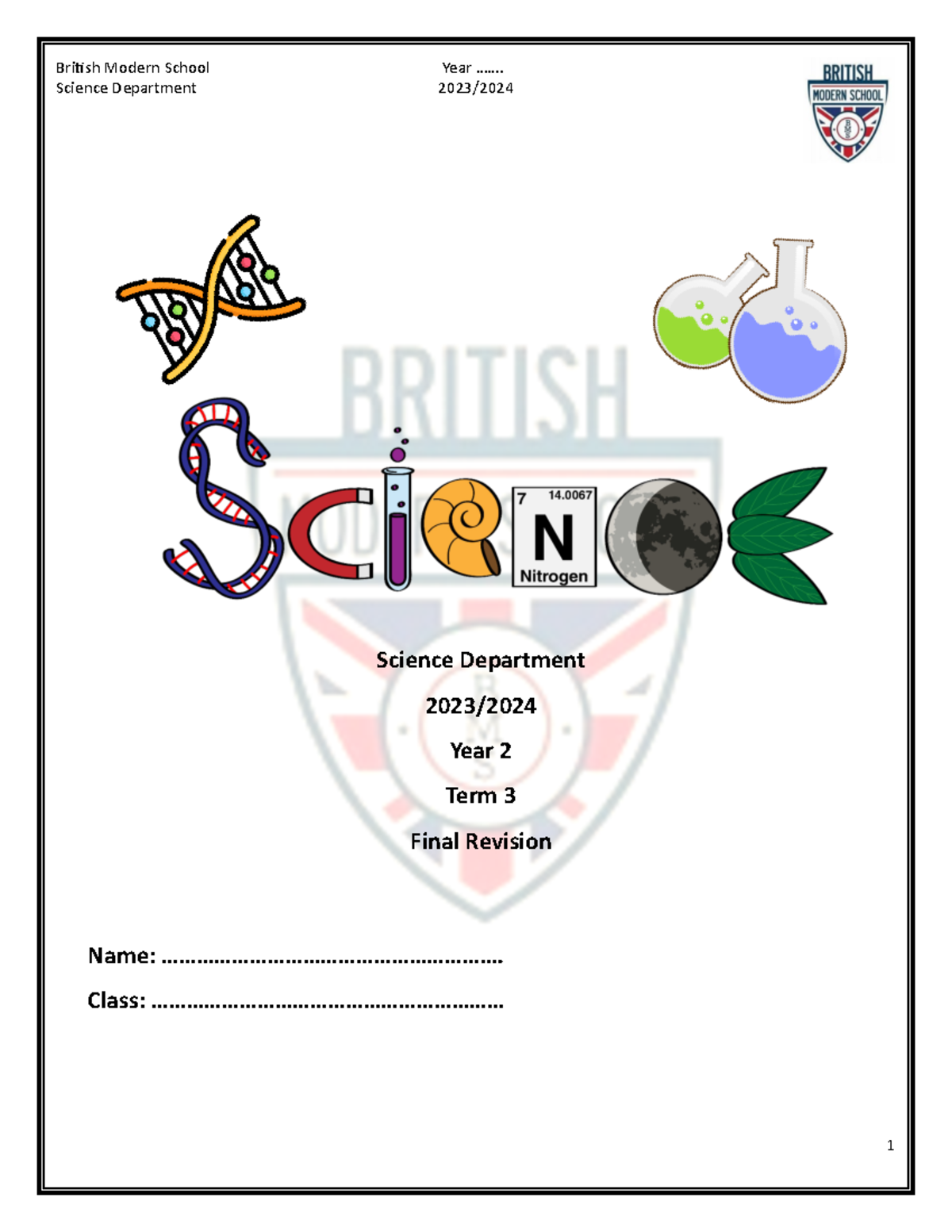 Final revision-qs - Science Department 2023/ Science Department 2023 ...
