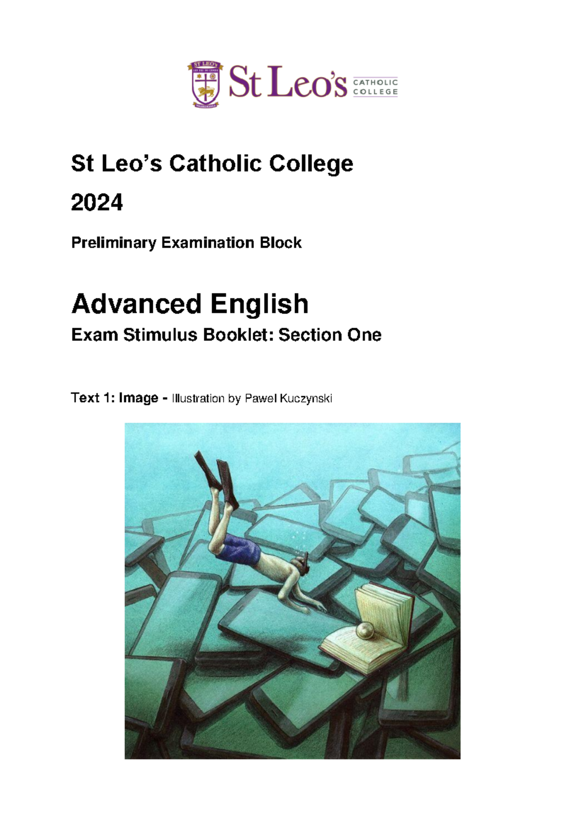 2024 Year 11 Advanced Exam Stimulus Booklet - St Leo’s Catholic College ...