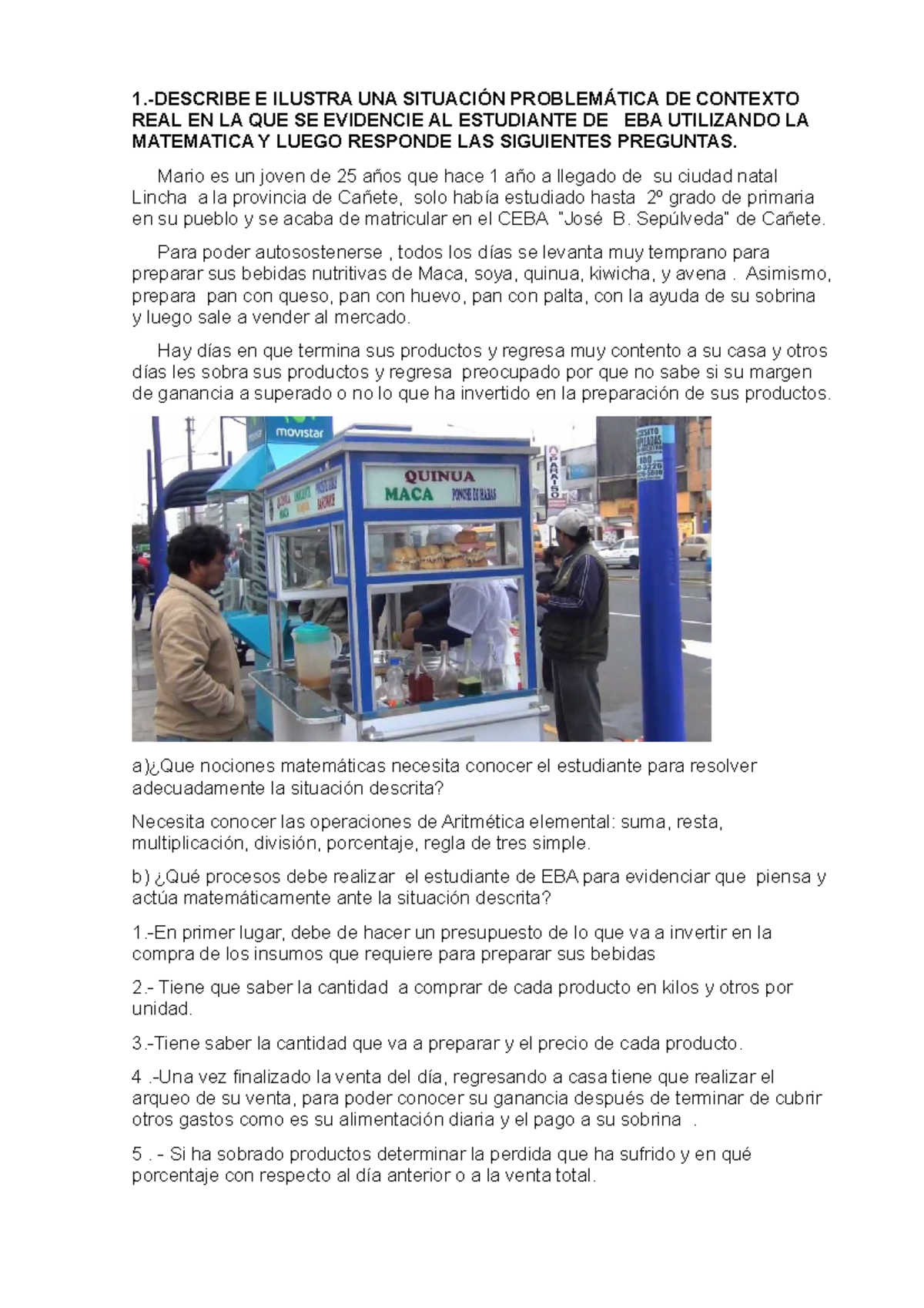 Matemática. Unidad 1. Laura Rolando - 1.-DESCRIBE E ILUSTRA UNA ...