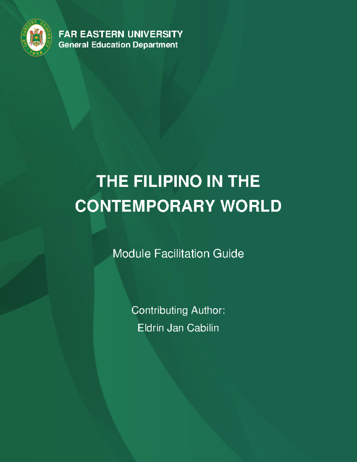 FCW Module Facilitation Guide - General Education Department THE ...