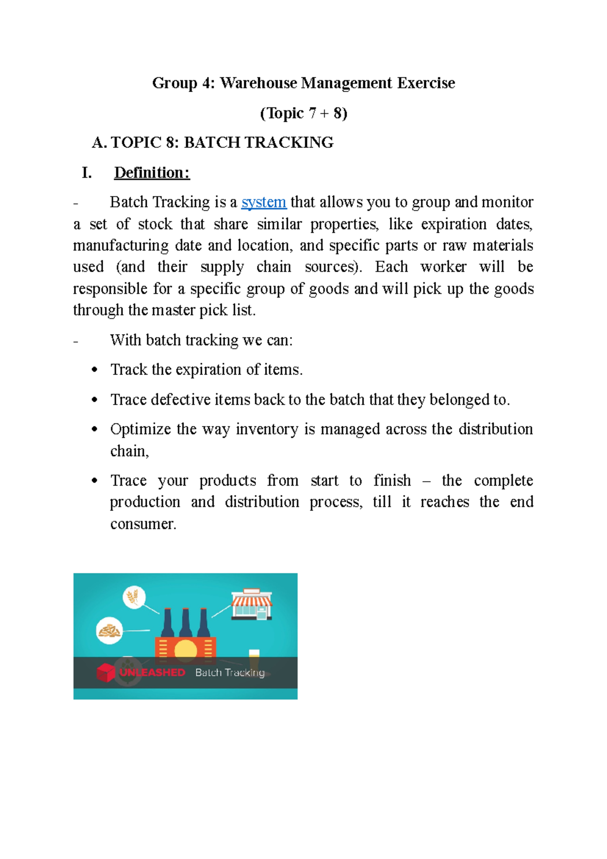 Warehouse Management Topic 7 + 8 - Group 4: Warehouse Management ...