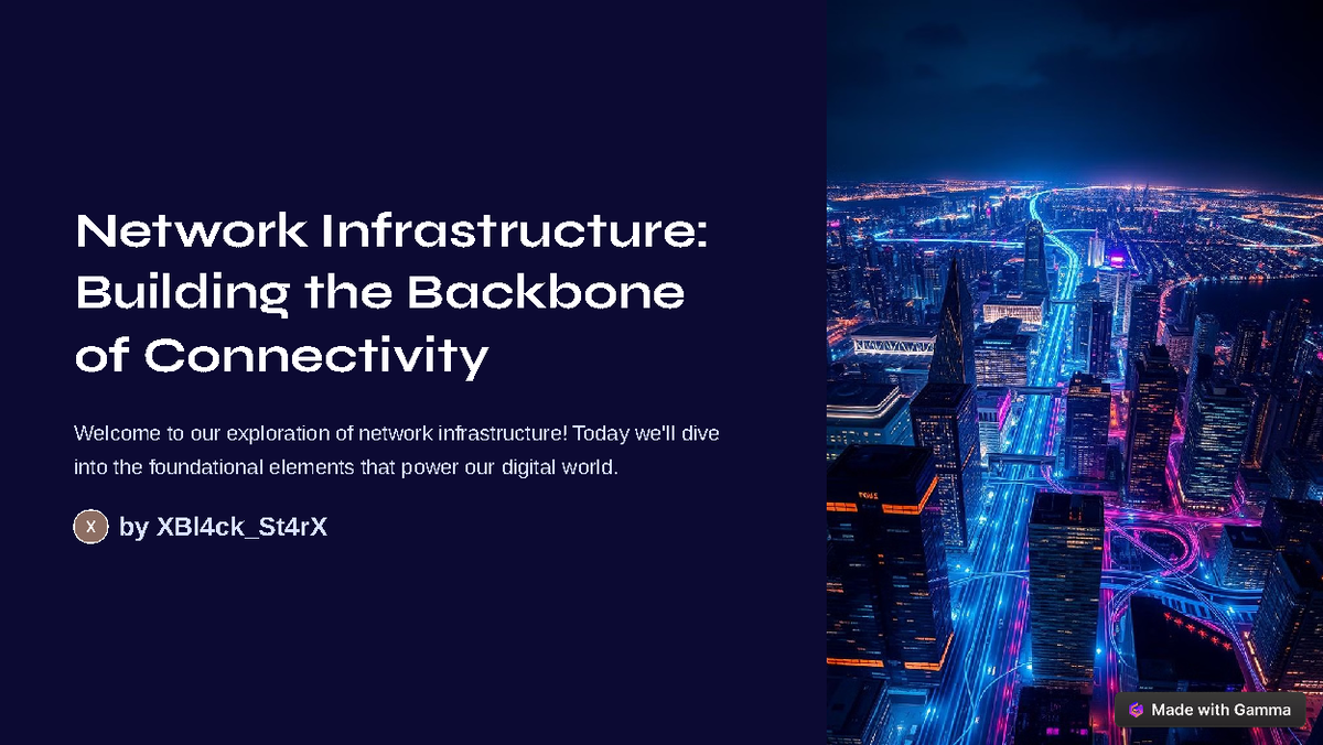 Network Infrastructure Building the Backbone of Connectivity - Network ...