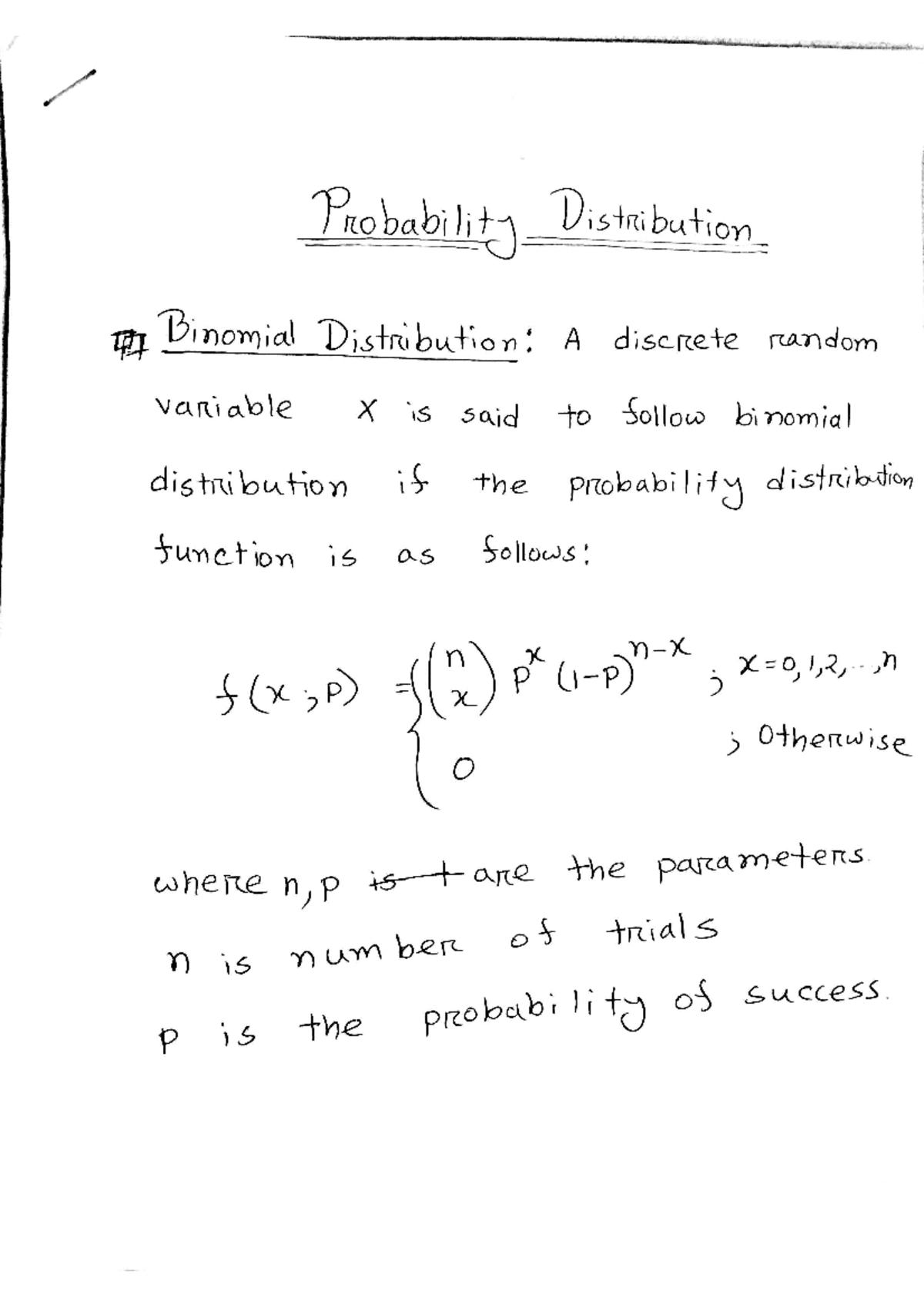 Probability distribution - Textile Physics - Studocu