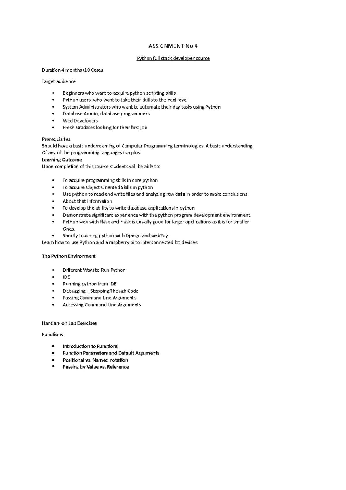 Assignment No 4 tanveer - ASSIGNMENT No 4 Python full stack developer ...