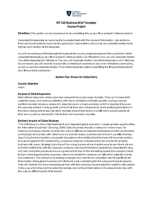 ECO 201 Module Four Short Paper Template - ECO201 - 1 Module Four ...