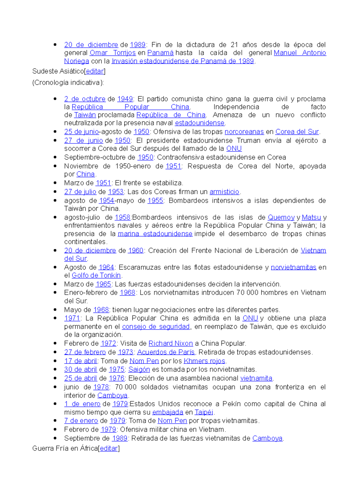 13 - asdfasdf - 20 de diciembre de 1989 : Fin de la dictadura de 21 ...