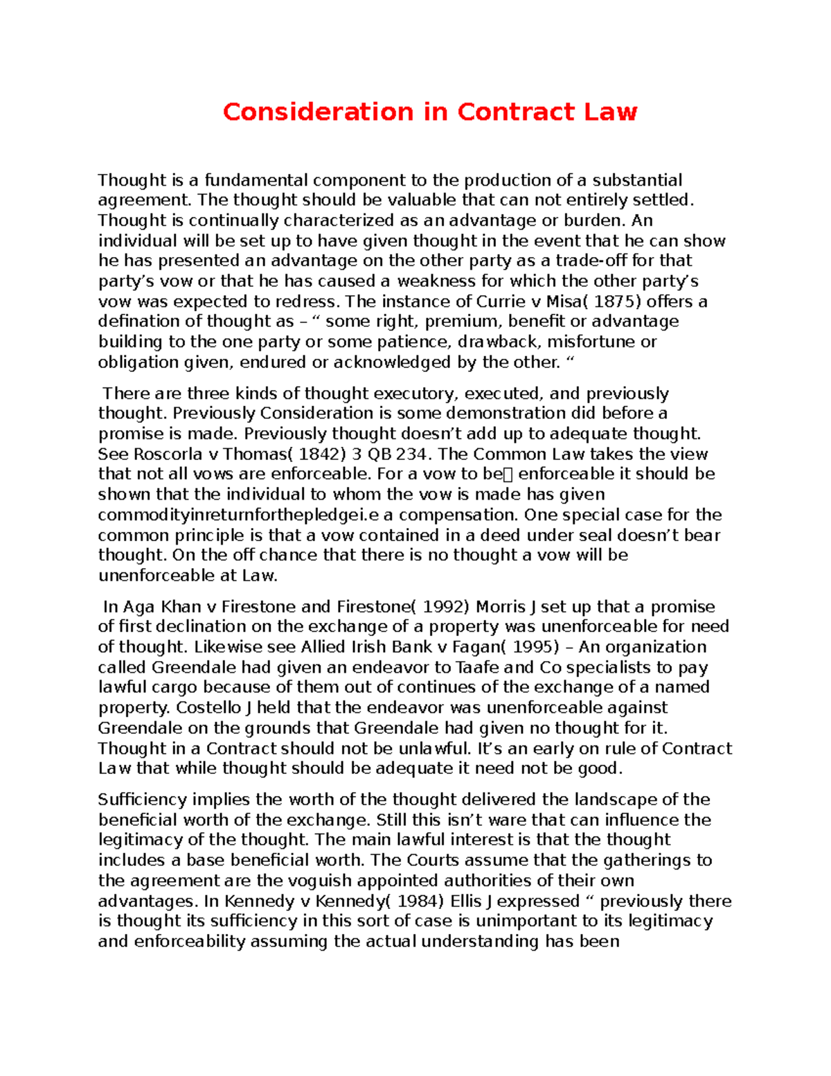 Consideration-in-Contract-Law - Consideration in Contract Law Thought ...