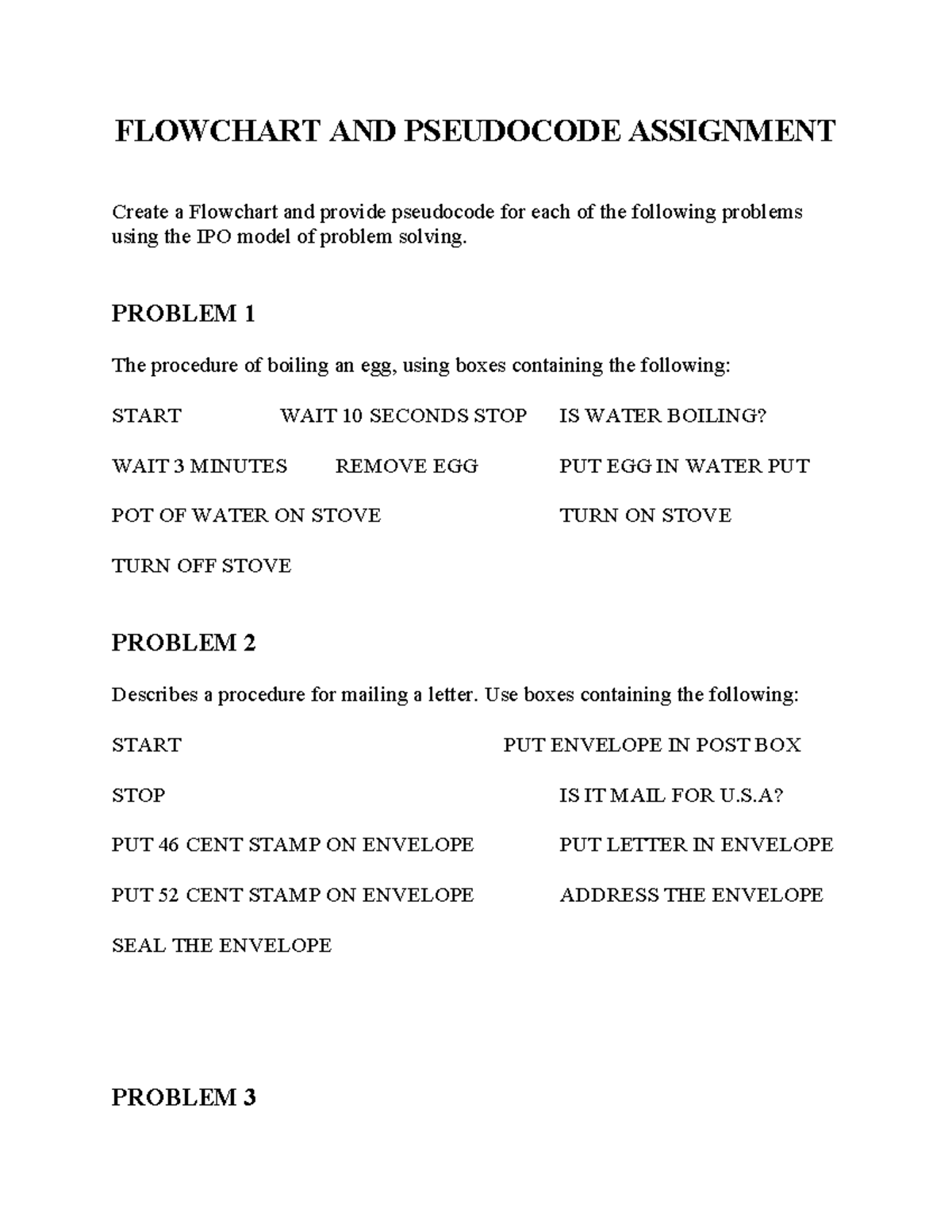 F6961e69eaa05e3dabfdedcb 65cd504d - FLOWCHART AND PSEUDOCODE ASSIGNMENT ...