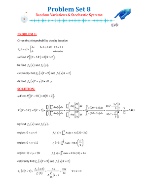 Quiz sol - Probability and Stochastic Processes Quiz Solution - Probability and Stochastic ...