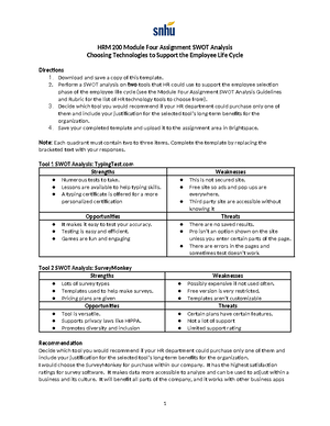 SCI 214 Module Four Project - SCI 214 Module Four Project Part One ...