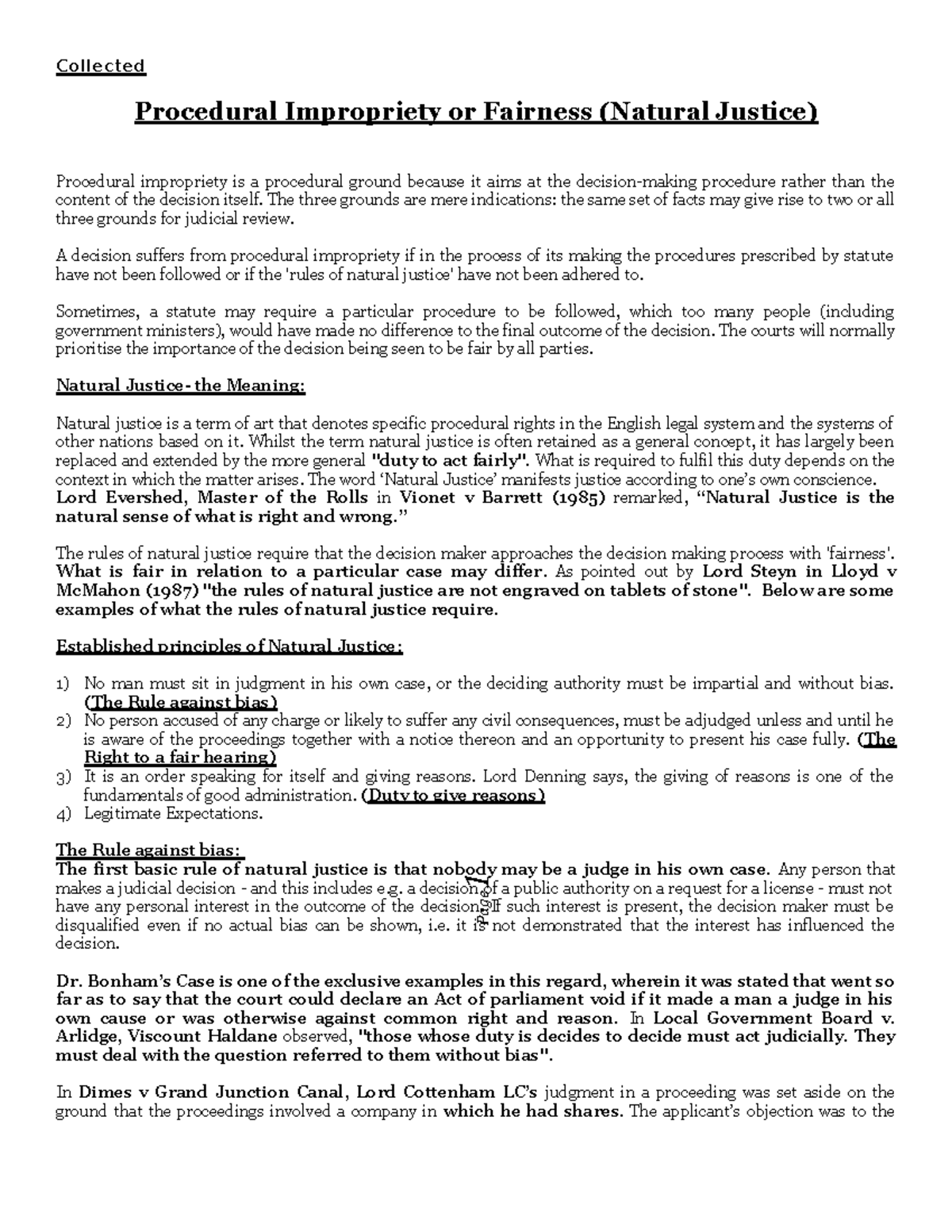Procedural-Impropriety-or-Fairness-Natural-Justice - Page 1 Collected ...