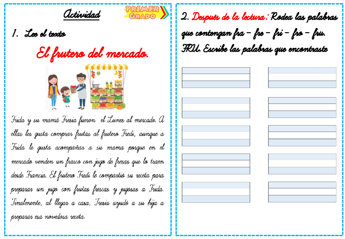 Actividades de comunicacion 14 OCT - Actividad 1. Lee el texto 2 ...