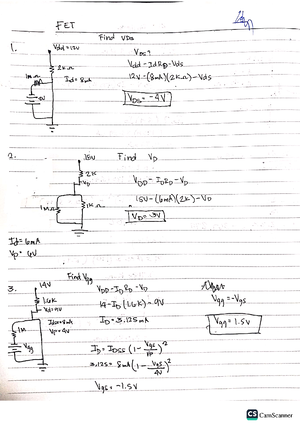 Electronics 1 Diode Solving Problems - Electronics Engineering - Studocu