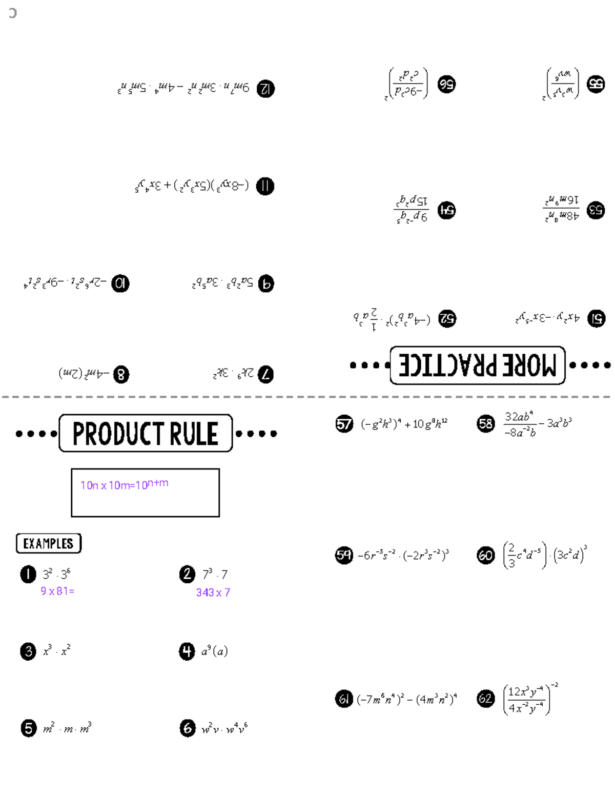Adam Karama - 02 - Exponent Rules - Laws of Exponents - Review Book ...