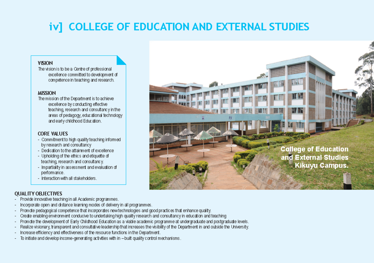 2020-2021 Almanac College OF Education AND External Studies - QUALITY ...