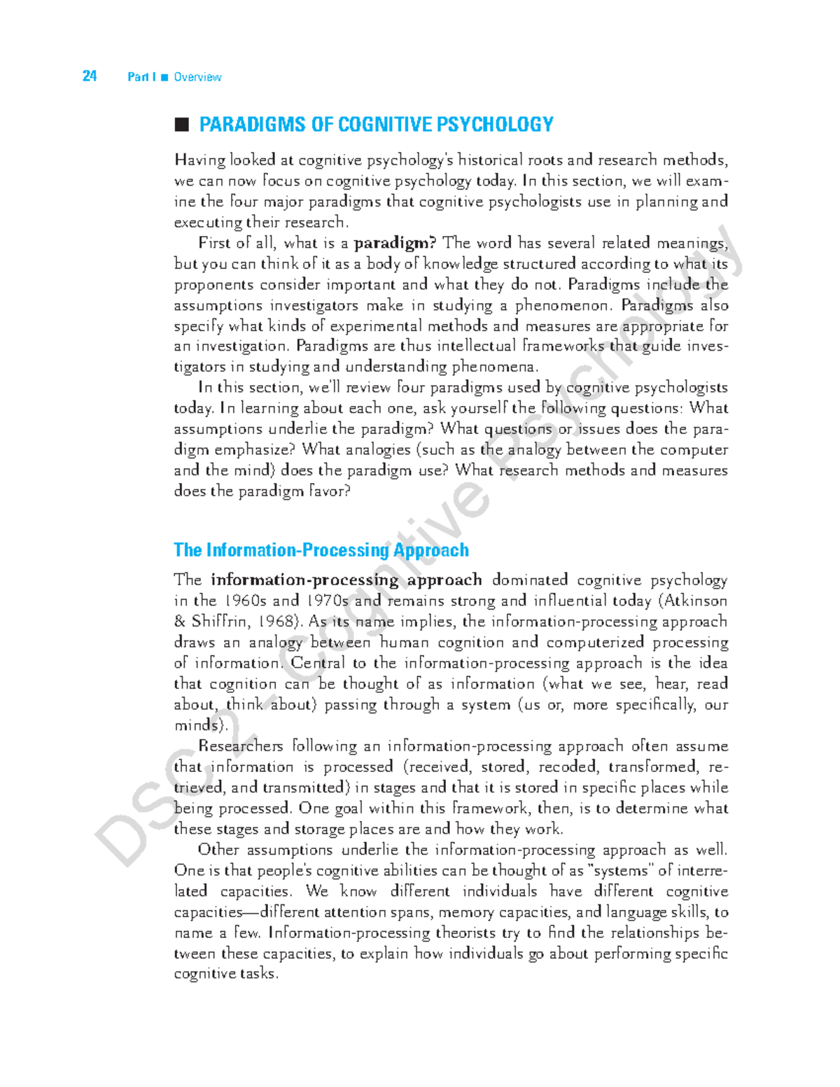 Paradigms - Kathleen M. Galotti - Cognitive Psychology In and Out of ...