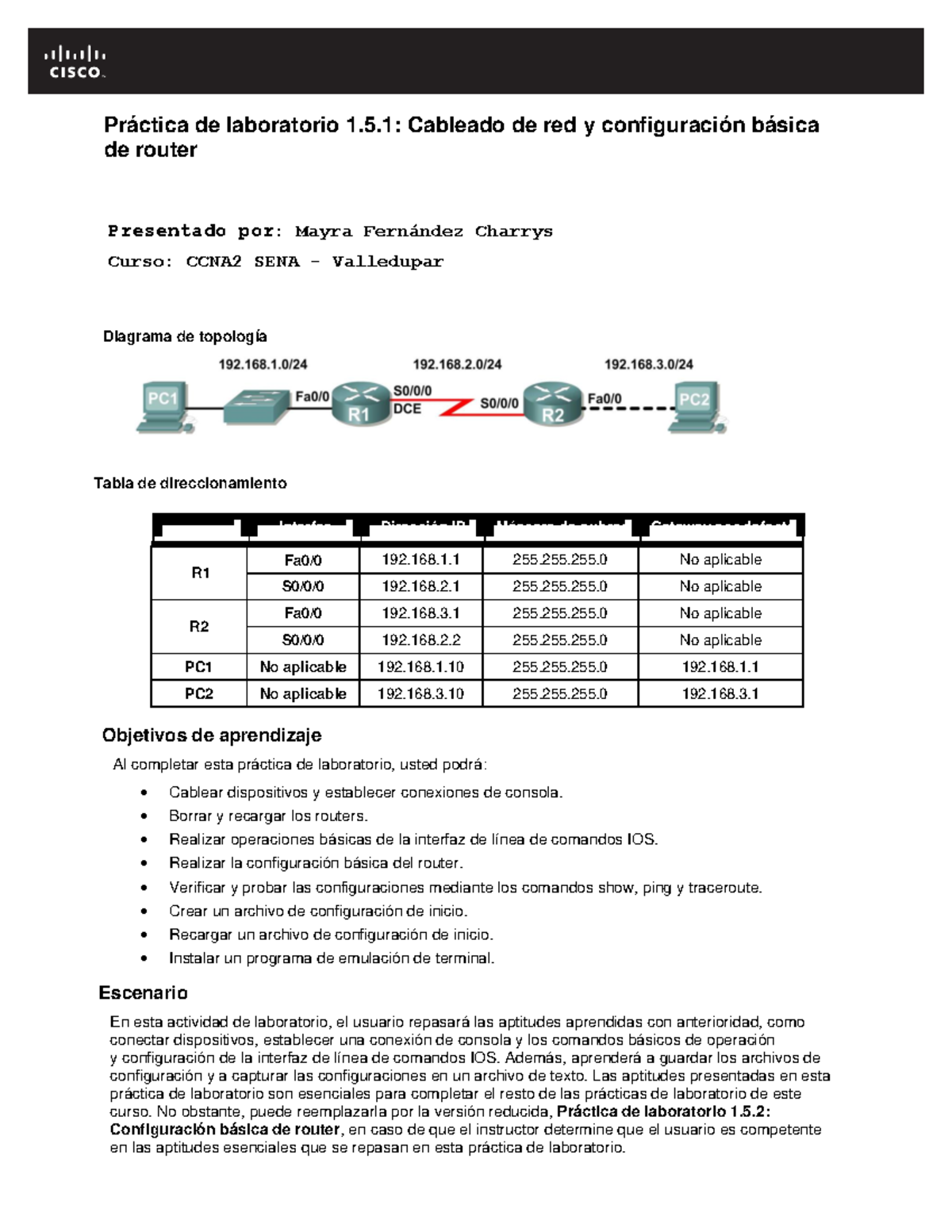 Cableado De Red Y Configuración Básica De Router Práctica De 
