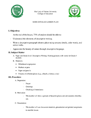 7Es Detailed Lesson PLAN IN Tscie - IV. PROCEDURES TEACHER’S ACTIVITIES ...