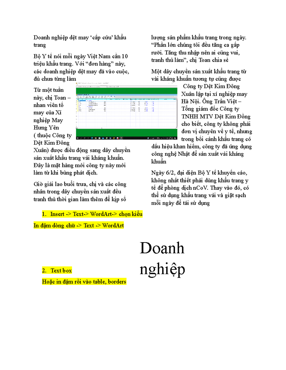 Tin cddr - hiiii - Doanh nghiệp dệt may ‘cấp cứu’ khẩu trang Bộ Y tế ...