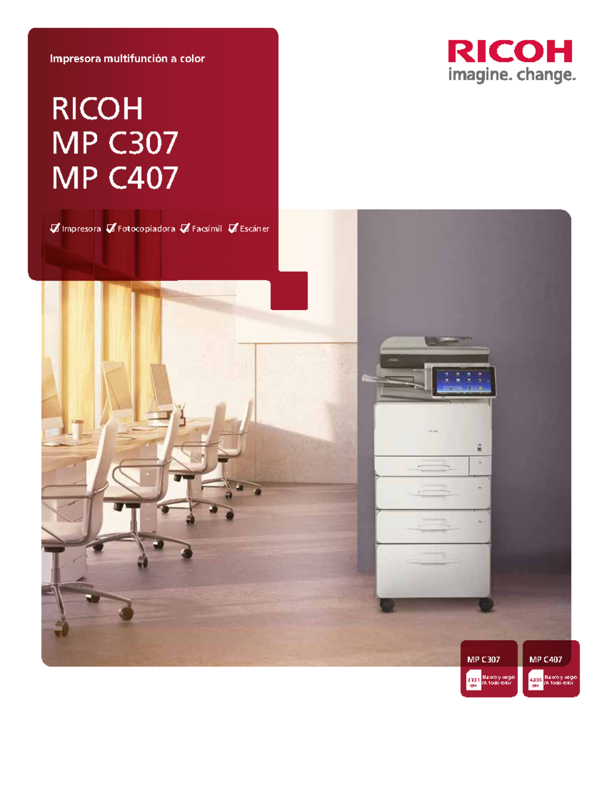 Ricoh MP C307 Folleto - proyecto sobre equipos informáticos de ...