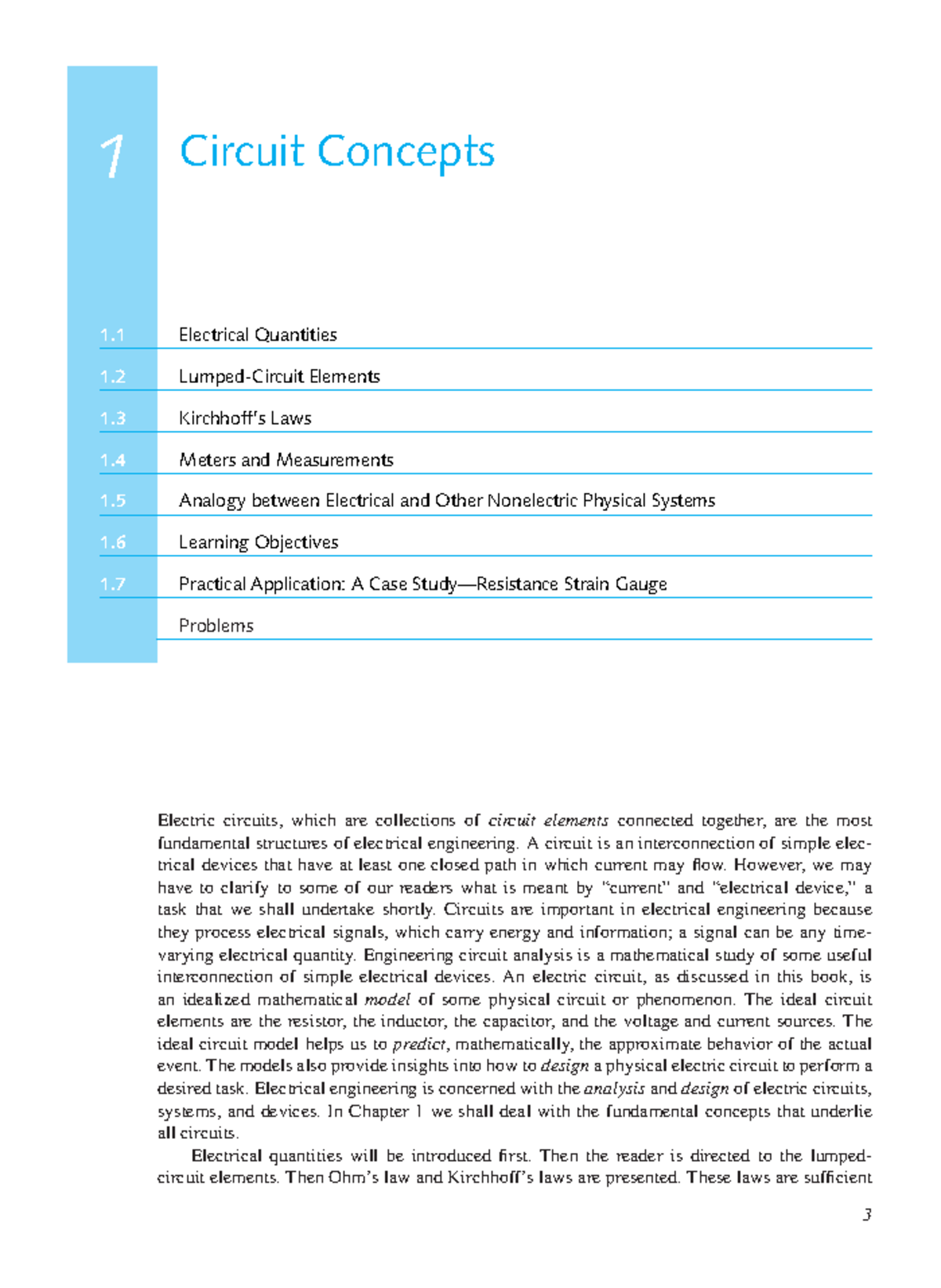 Electrical IMP Notes-1 - 1 1 Electrical Quantities 1 Lumped-Circuit ...