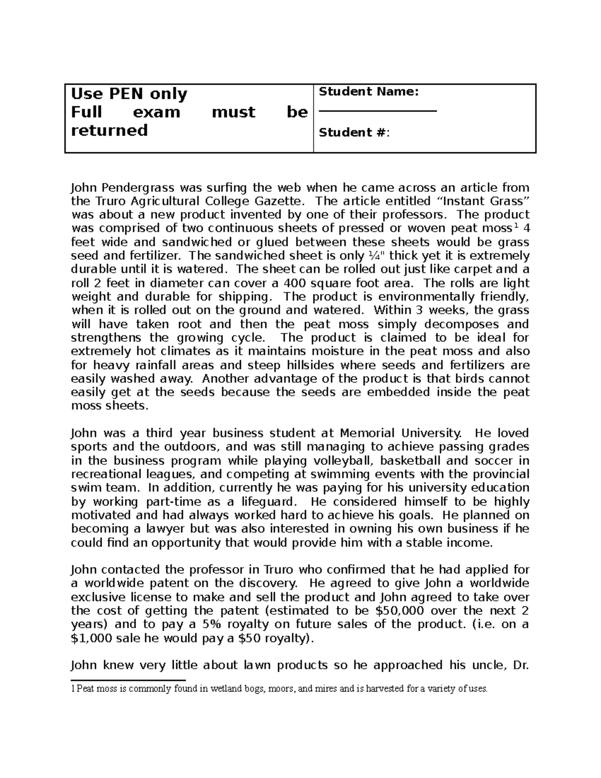 Final practice 1 - mid term 1 and 2 and 3 - Use PEN only Full exam must ...