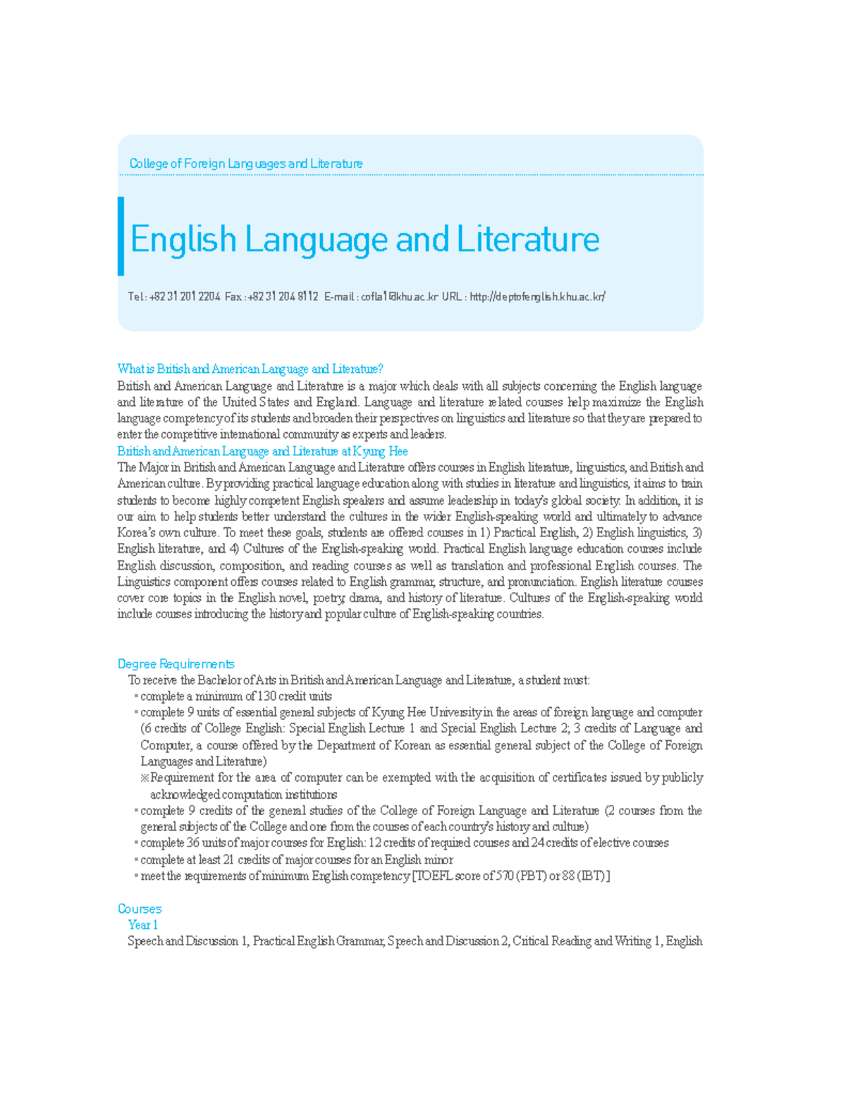 07 English Language Literature - English Language and Literature Tel ...
