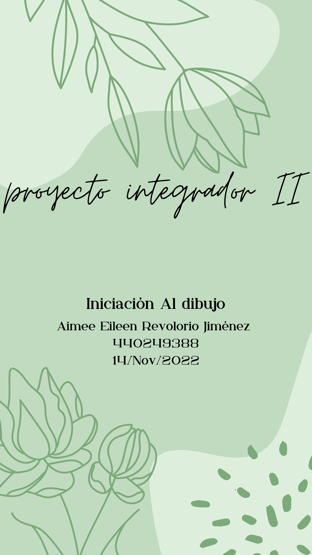 A6 AERJ PID - Proyecto integrador - proyecto integrador II Iniciación ...