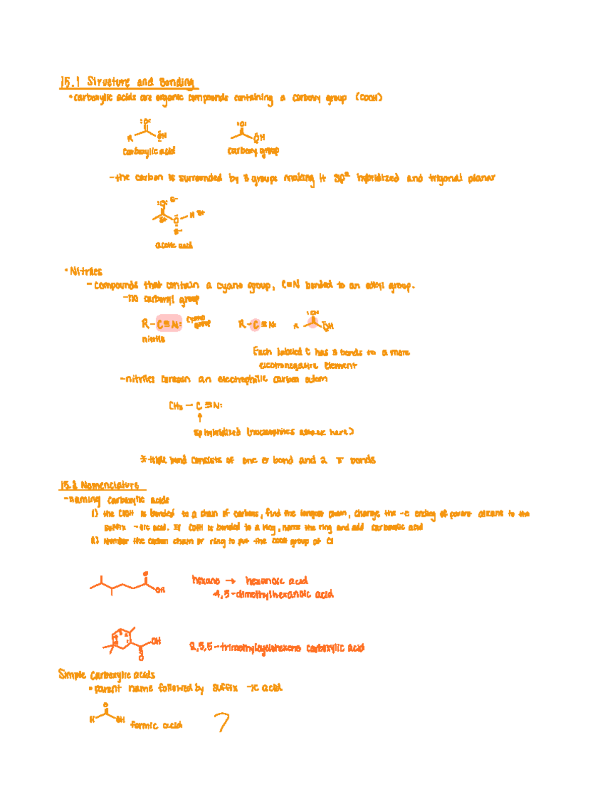Ochem CH15 Notes - CHEM 302 - Studocu