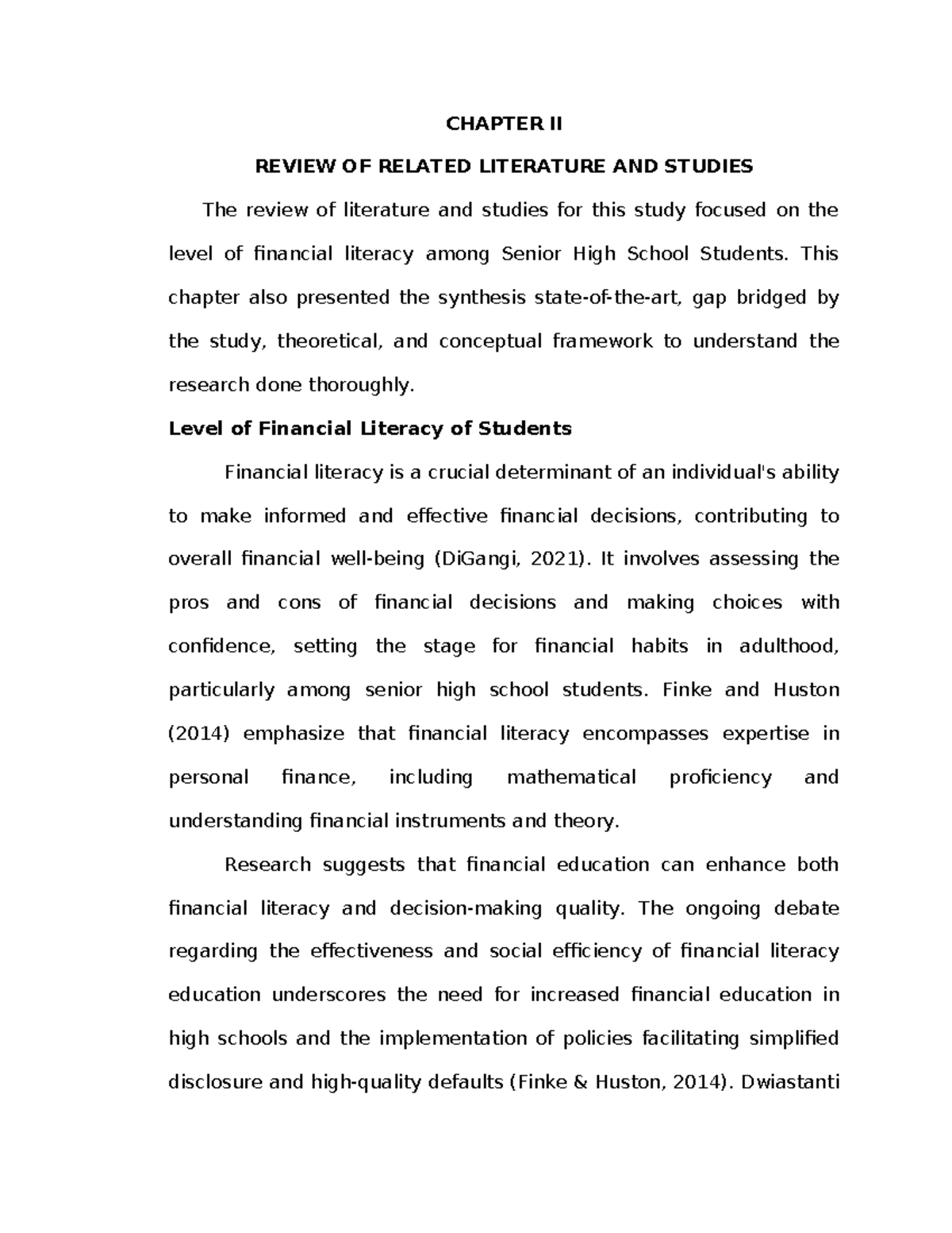 Research- Chapter-2-edited-020924 - CHAPTER II REVIEW OF RELATED ...