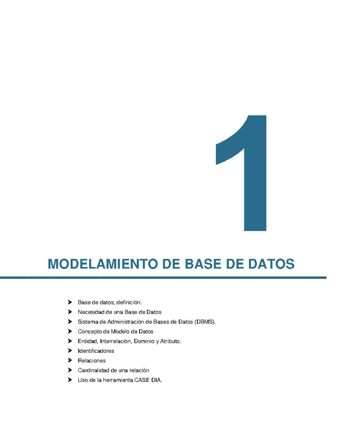 1 secion modelamiento de base de datos - M ODELAM I ENTO DE BASE DE DAT O S Ba se de datos , def ...