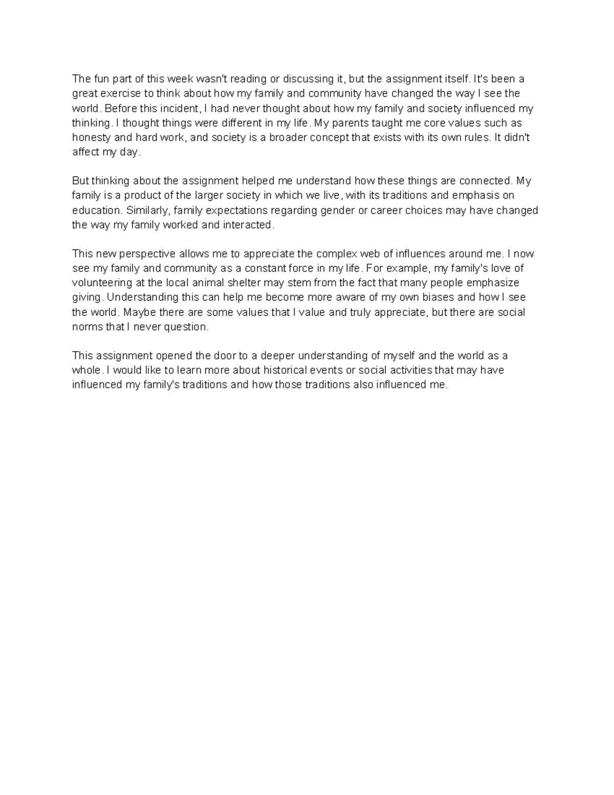 Learning journal unit 4 philosophy - The fun part of this week wasn't ...