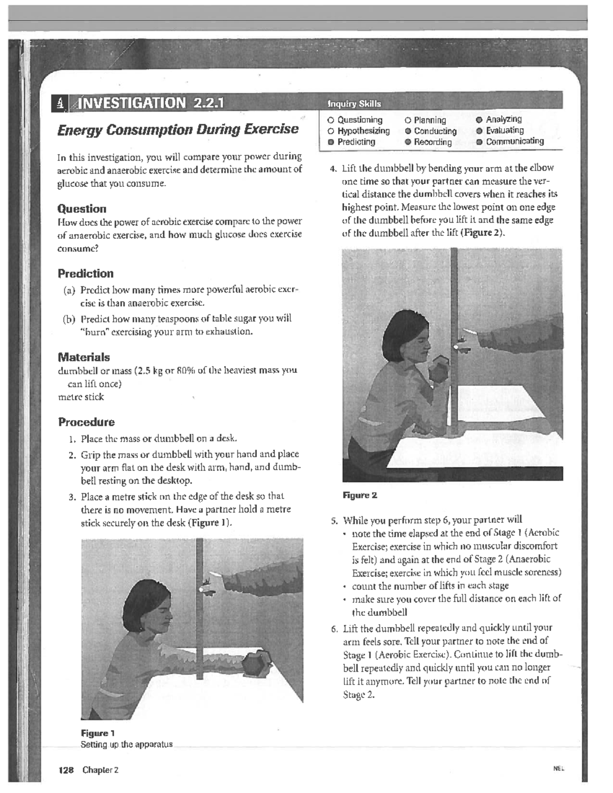 Lab cellular respiration - El Energy ConsumptionDuringExercise Inthis ...