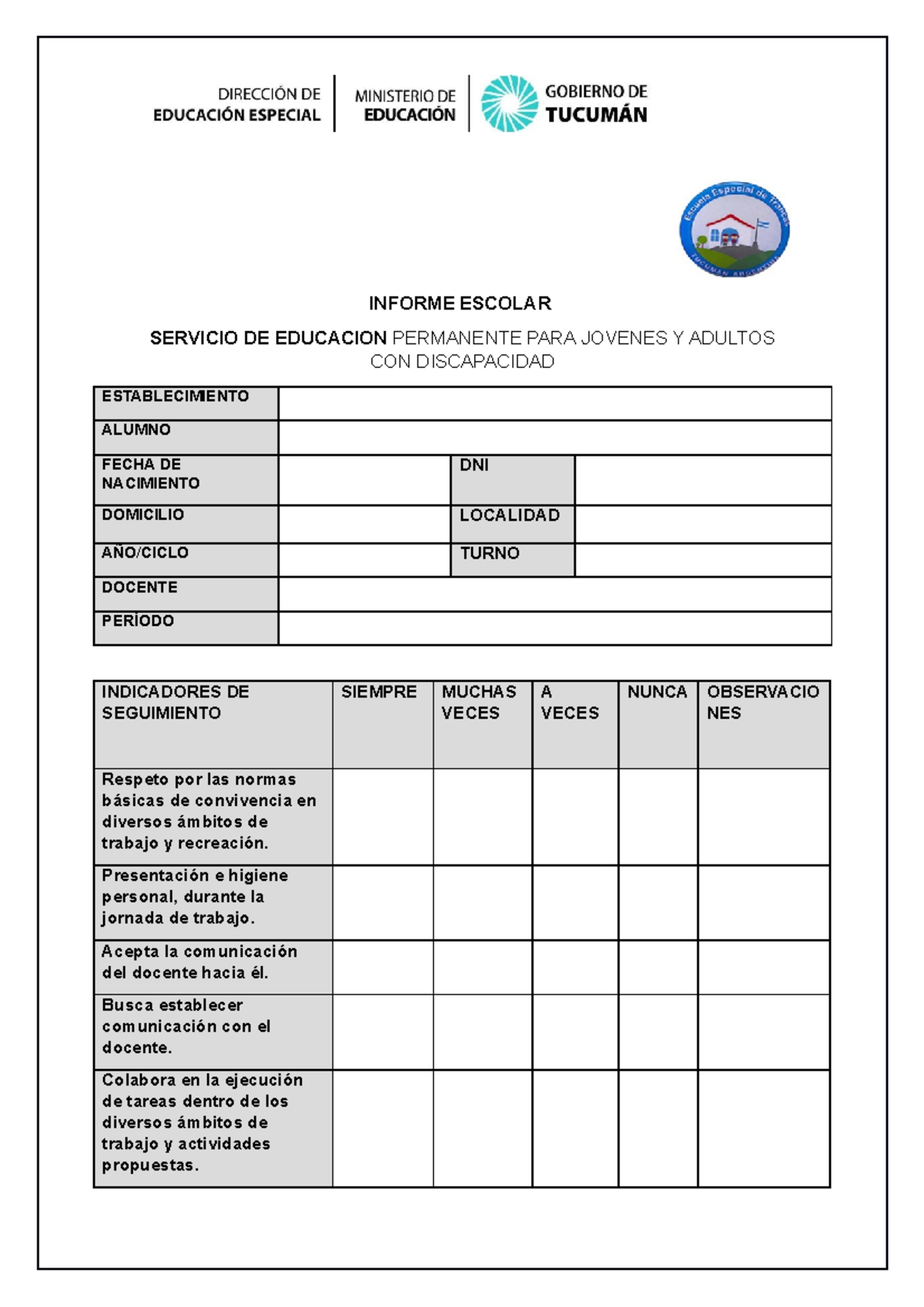 Informe Escolar - FFDFDFDFDFDH14141WEWEWEWEWE3434 - INFORME ESCOLAR ...